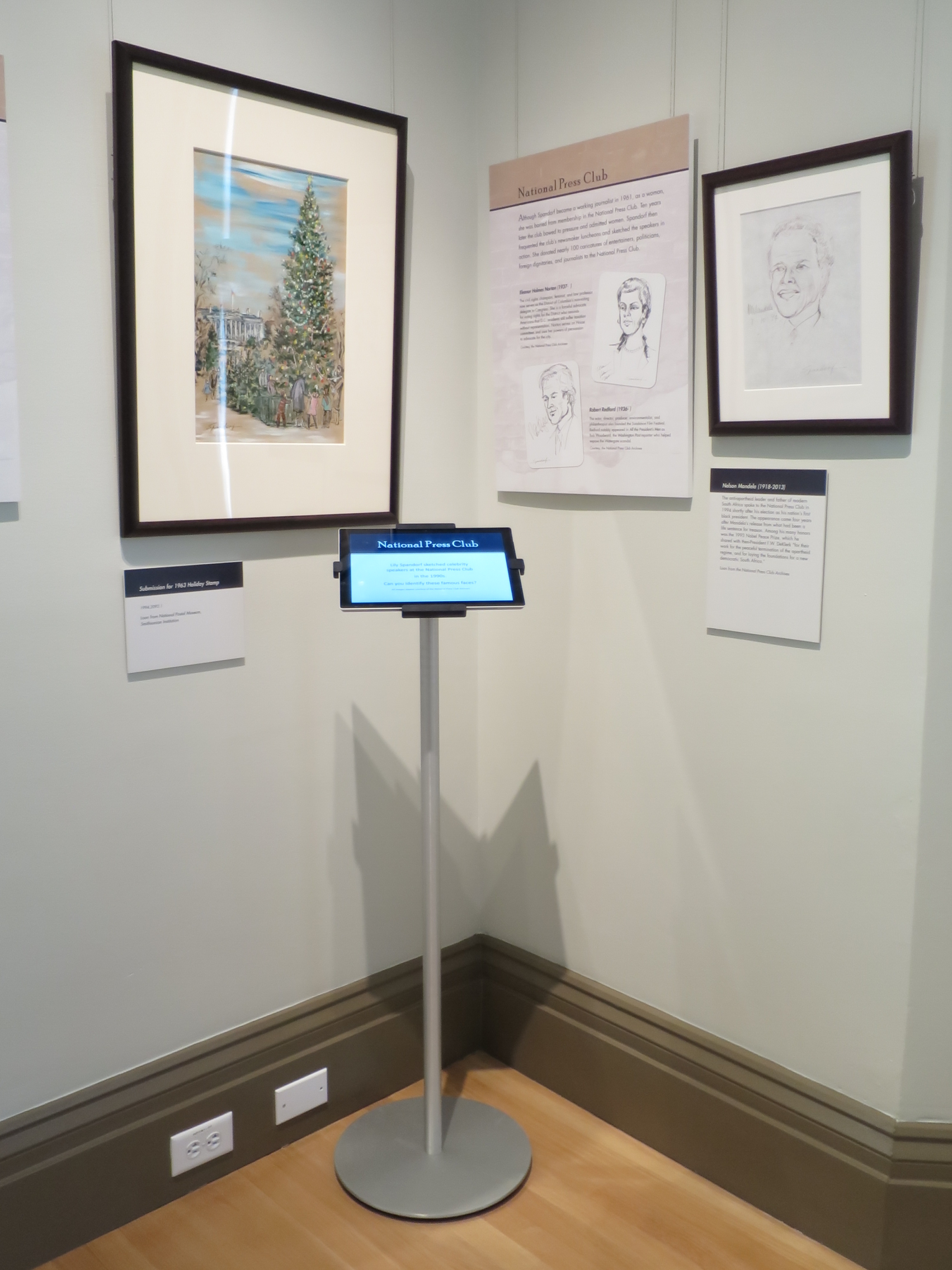 Interactive Station Using a Tablet and Stanchion | Engaging Places